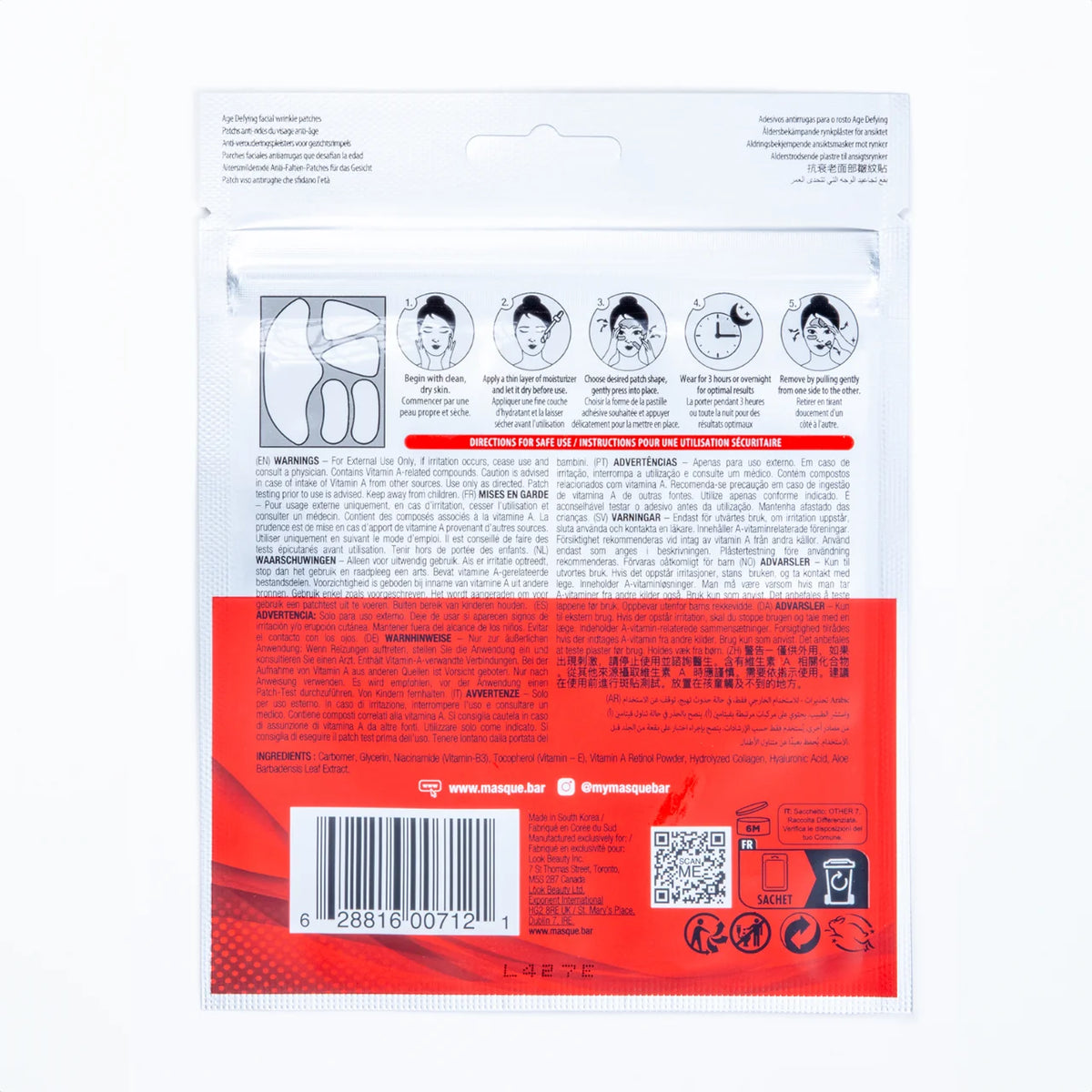 Masque LB00712 Age Defying Facial Wrinkle Patches– Escape Boutique ...