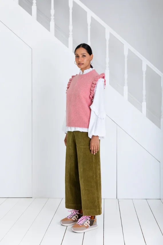 Bonte Claude Vest In Rose– Escape Boutique Whitley Bay