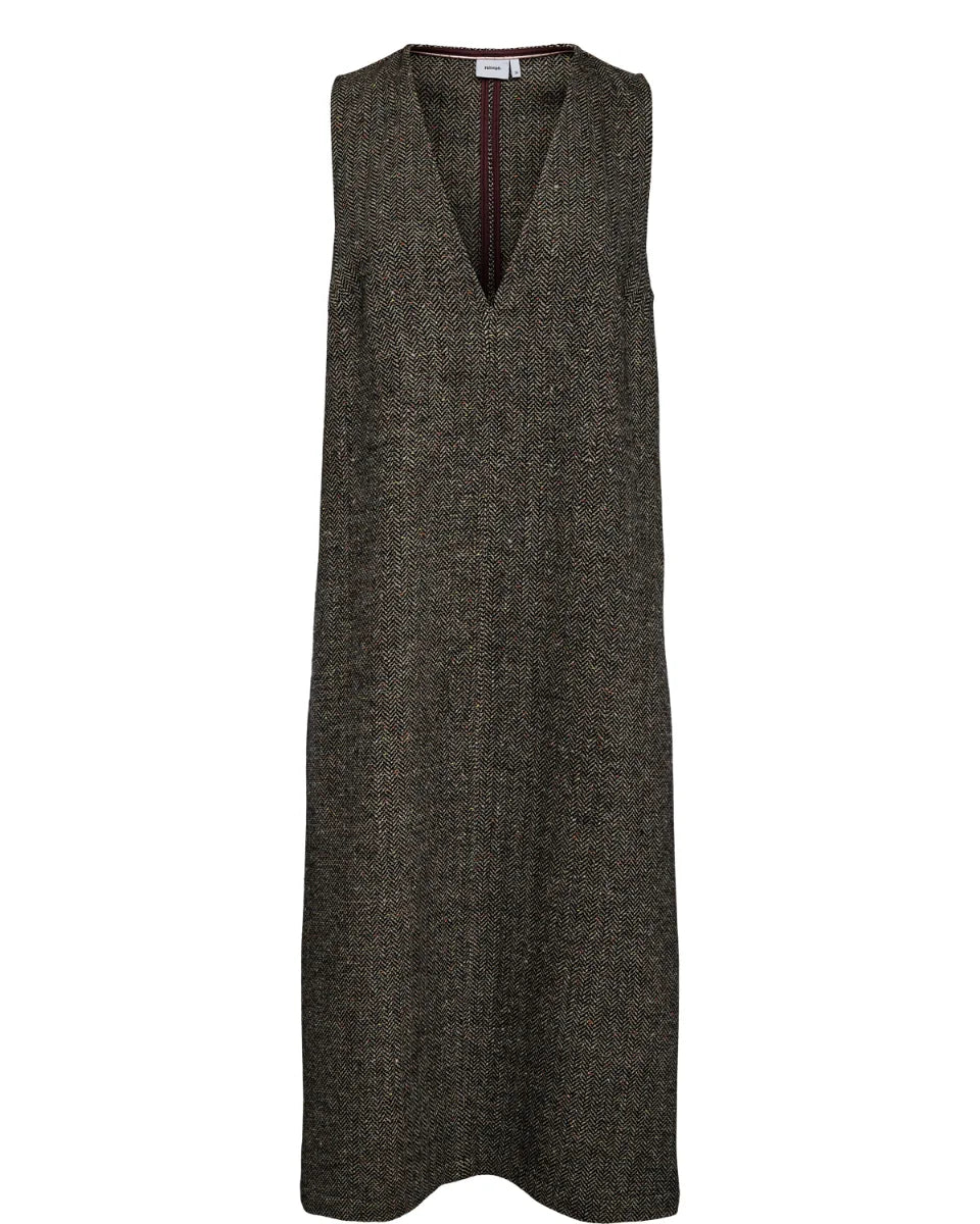 Numph Avey Dress In Caviar– Escape Boutique Whitley Bay